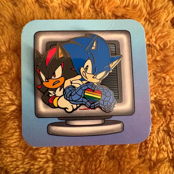 Toxic Yaoi. Sonadow, Sonicxshadow Large Metal Button Badge. - Etsy