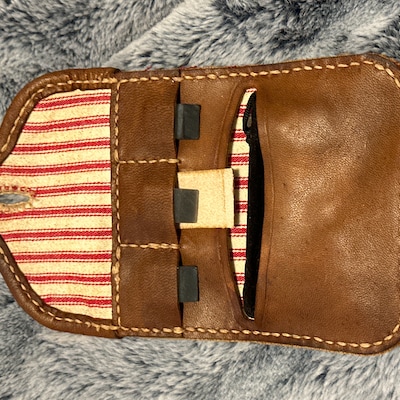 Leather Hunting Pouch With Beaver Tail and Pelt Flap, Shooting Bag ...
