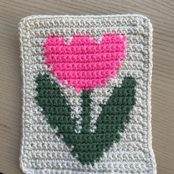 The Cherry Cute Crochet Tapestry PATTERN Pdf, Wall Hanging, Diy Room ...