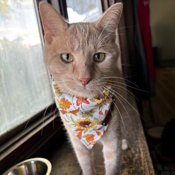 Dog Scarf Winter Pet Scarf Buffalo Plaid Puppy Scarf X Mas Dog Scarf ...