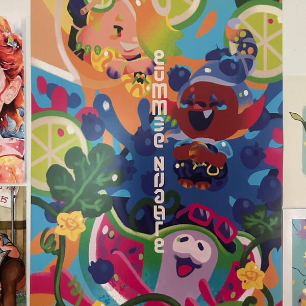 Splatoon 3 Squid Sisters Agent 3 Deep Cut STAY FRESH Glitter Epoxy ...