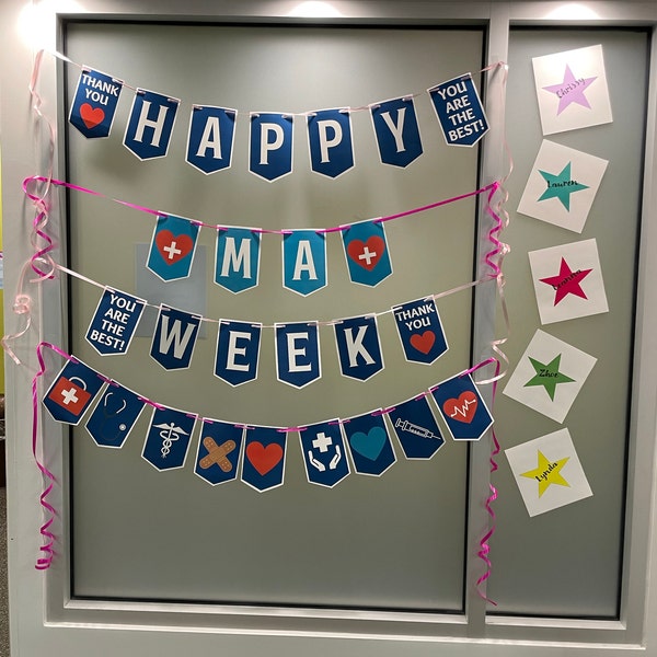 Medical Assistant Week Printable Banner, Happy MA Week, Medical ...