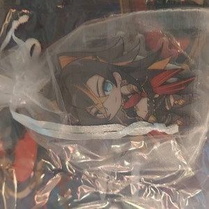 Bennett and Razor Keychains Genshin Impact Arcylic Charms - Etsy