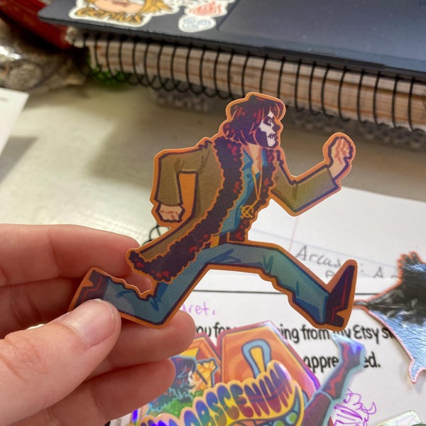 Aether Nameless Ghoul Ghost Band Stickers - Etsy