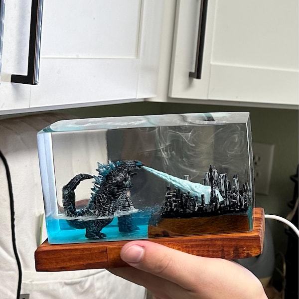 Nuclear Explosion Bomb Diorama, Model LIGHT Night Lamp Nuke Fallout ...