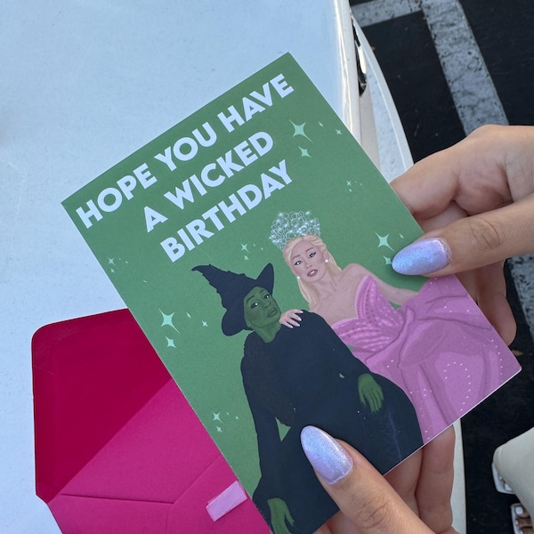 Hope You Have A Wicked Christmas - Wicked the Musical Christmas Card ...