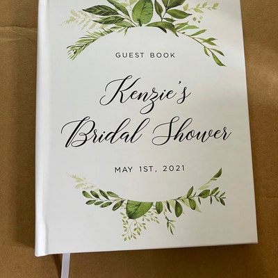 Wedding Sign-in Book Guest Book Personalized Wedding Book - Etsy