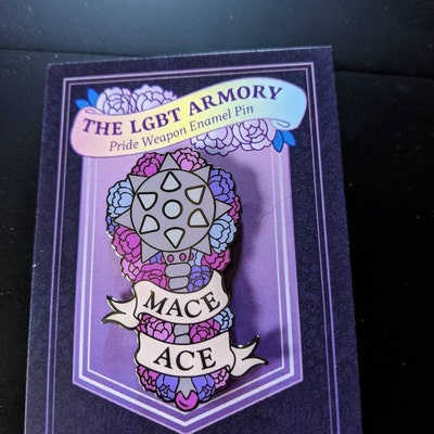 Mace Ace Enamel Pin - Etsy