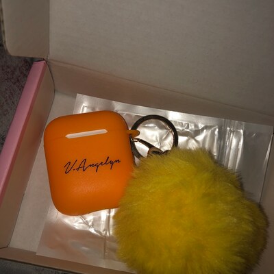 Custom AirPod Case With Pom Pom Keychain,silicone AirPod Case 3 With ...