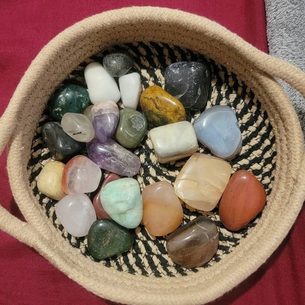 Assorted Mix Tumbled Stones: SMALL, MEDIUM or LARGE Sizes Wholesale ...