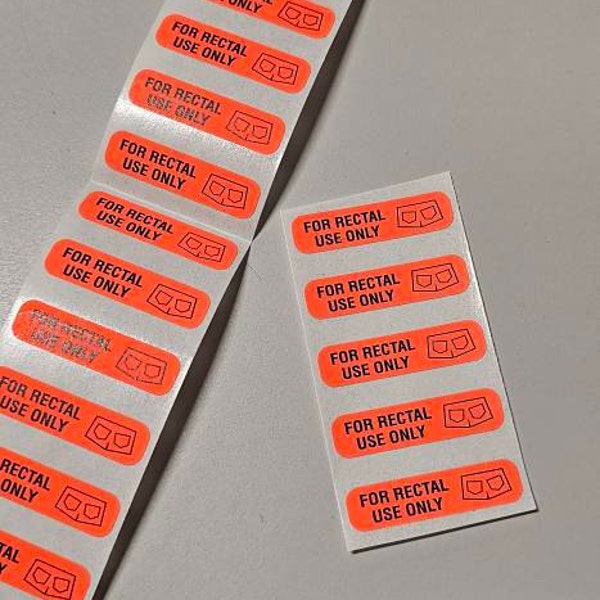 For Rectal Use Only Stickers. Make Everyone Smile With These Funny ...
