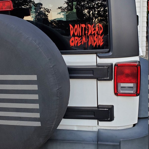 Don't Open Dead Inside Decal | Walking Dead Decal | Walking Dead ...