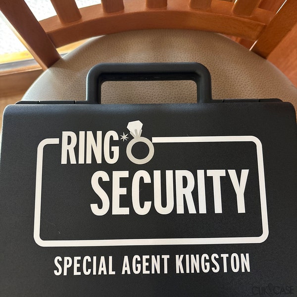 Ring Security Case, Ring Bearer Briefcase for Wedding, Ring Security ...