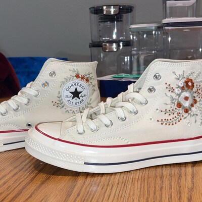 Custom Converse Chuck Taylor Embroidered /embroidered Converse Custom ...