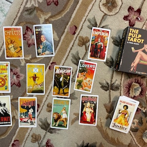 The Pulp Tarot Full Tarot Deck - Etsy