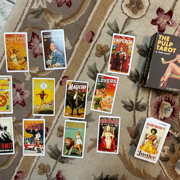The Pulp Tarot -- Full Tarot Deck! - Etsy