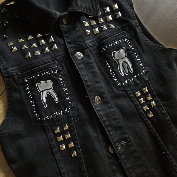 Occult Tooth Patches Wisdom Teeth, Punk Patch, Goth Patch, Pagan ...