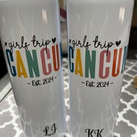 Girls Trip Tumbler Girl Trip Cup With Straw Custom Vacation Tumbler ...