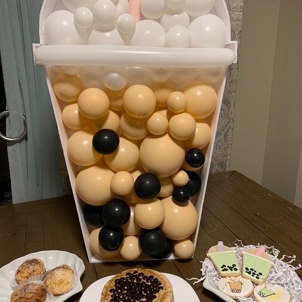 DIY Boba Balloon Workshop, Boba Party Ideas, Bubble Tea Party, Boba ...