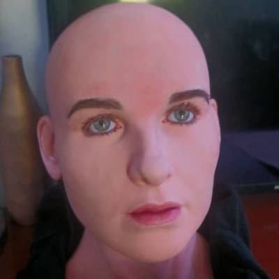 Realistic Female Silicone Head - Etsy