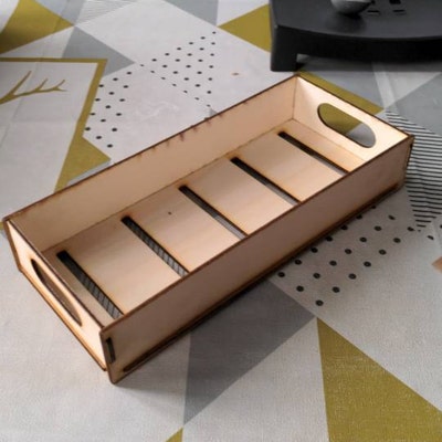 Laser Cut Files for 4 Coaster or Sticker Rotatable Display Stand, 4 ...