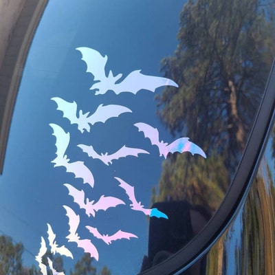 Bat Decal Bats Goth Car Accessories Spooky Bitch Goth Car Decor Goth ...