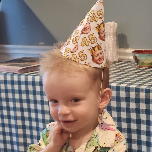 Crown Party Favor Hats | Personalized Birthday Party Decor | Any Age ...
