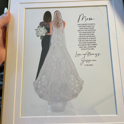 Mother of the Bride Print, Gift for Mother of the Bride, Mother of the ...