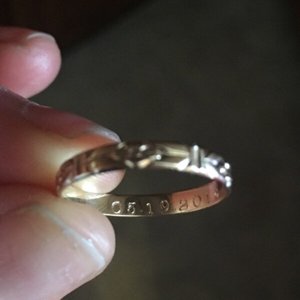 Inside Ring Engraving Professional Personalized Ring Engraving Wedding ...