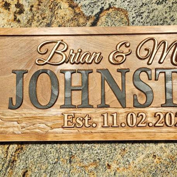 Custom Last Name Sign With 3D Sailboat | Beach House Cottage Decor ...