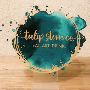 Custom Clear Acrylic Printed Logo With Standoffs, Any Color Floating ...