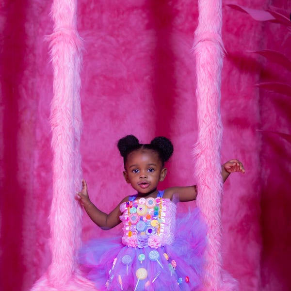 Pink Candy Queen Princess Candyland Sweets Costume Onederful Two Sweet ...