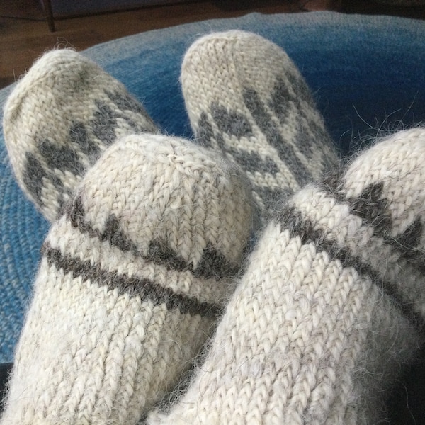 S Size | Wool 100% | Slippers | Raw Edition - Etsy