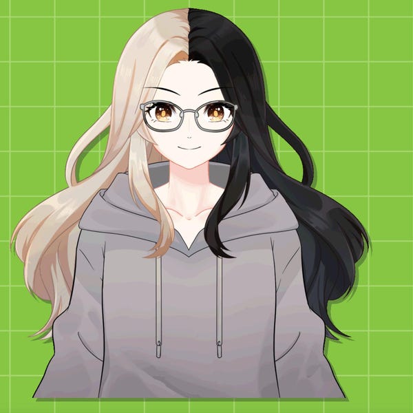 PNG Tuber Girl Brown Skin PNG Tuber Character for Immersive Gaming ...