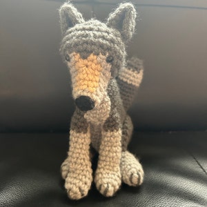 Crochet Pattern for Woolfie, Realistic Crochet Wolf Amigurumi Instant ...