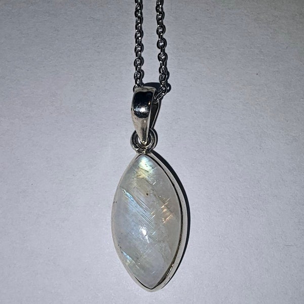 Raw Selenite Protection Necklace Pendant+blue Kyanite Pendant +black ...