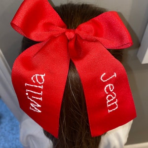 Long Tail Moon Stitch Bow - Etsy
