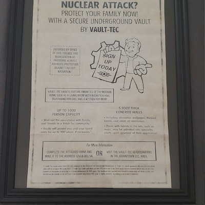 Fallout Vault-tec Propaganda Poster/advertisement - Etsy