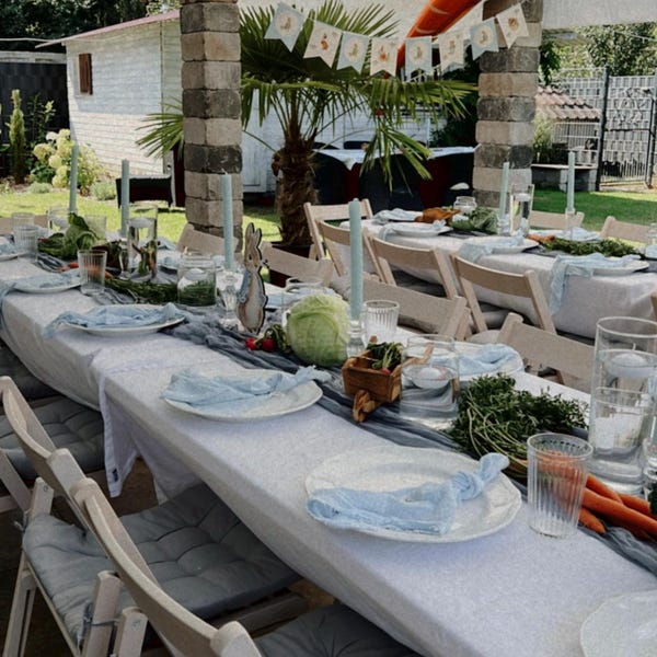 Peter Rabbit Bunting Garland, Christening Party Decoration, Baby Shower ...