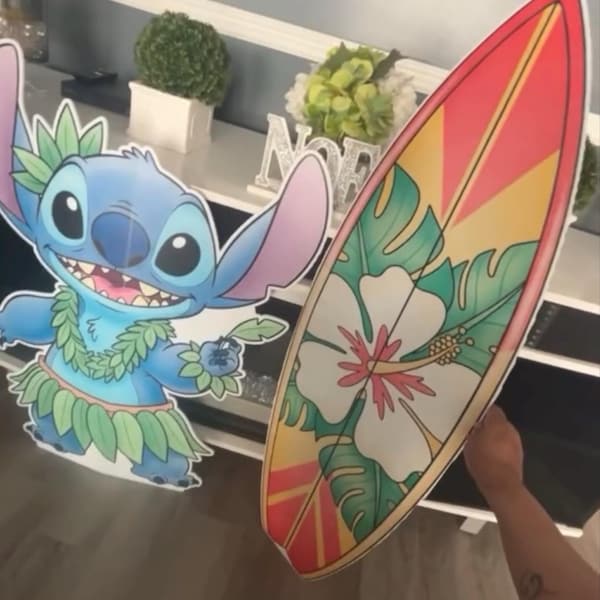 Lilo and Stitch Cutout, Birthday Decoration, Lilo and Stitch Baby ...