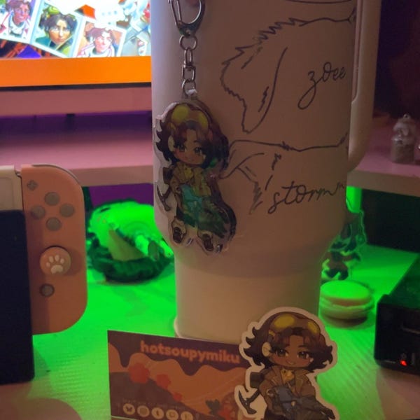 Sameko Saba Vinyl Sticker and Charm - Etsy