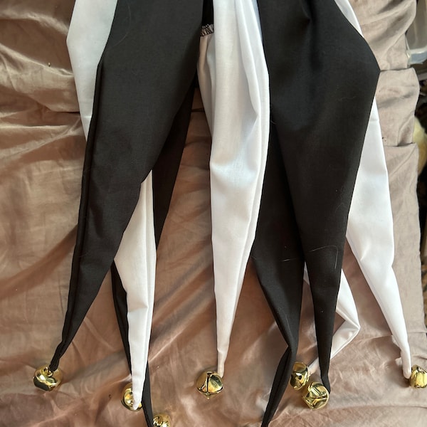 Custom Two Color Pointed Clown Collar Jester Neck Piece Elastic ...