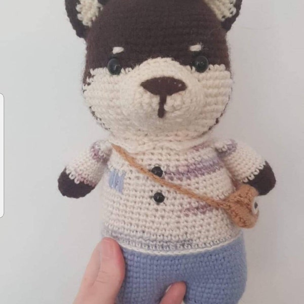 French/ English/ Spanish/ Vietnamese Amigurumi Crochet Pattern: Aki the ...