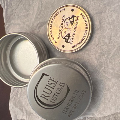 CUSTOM Double-sided Heavy 20 Gram Laser Engraved Challenge - Etsy