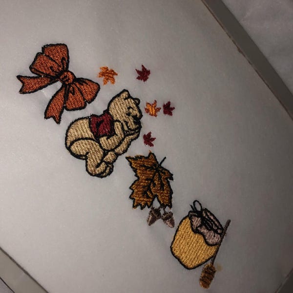 Funny Fall Animal Embroidery Design, Cute but Feral Fall Embroidery ...