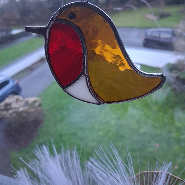 Stained Glass Fish Mobile - Fish Suncatcher - Fish Décor - Window ...