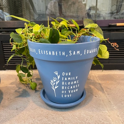 World's Best Teacher Custom Flower Pot Personalized - Etsy