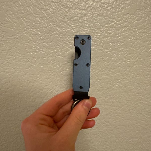 Minimalist Leather Key Organizer. Compact Leather Key Holder. Leather ...