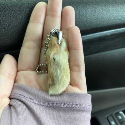 Rabbit Foot Key Chain - Etsy