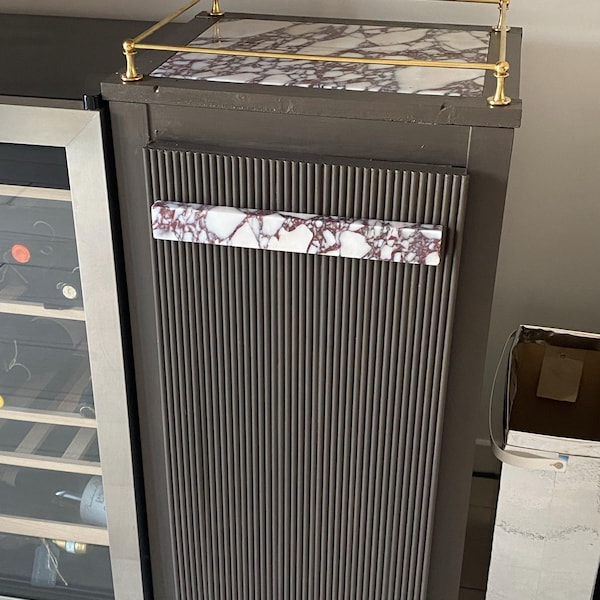 Polished Brass Gallery Rail | Kitchen Fiddle Tipping Shelf Rail Solid ...